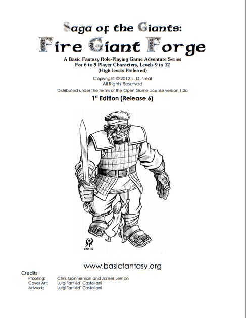 SG4: Fire Giant Forge | RPG Item | RPGGeek