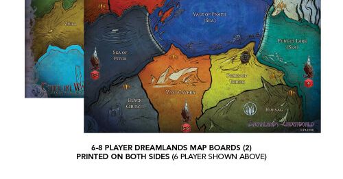 Cthulhu Wars: Six to Eight Player Dreamlands Map | Board Game ...