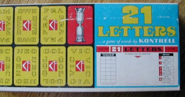 21 Letters | Board Game | BoardGameGeek