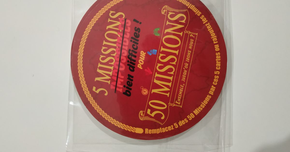50 Missions: 5 missions bien difficiles! | Board Game | BoardGameGeek