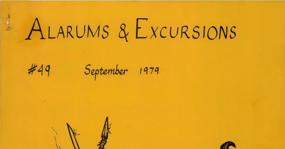 Alarums & Excursions (Issue 49 - Sep 1979) | Issue | RPGGeek
