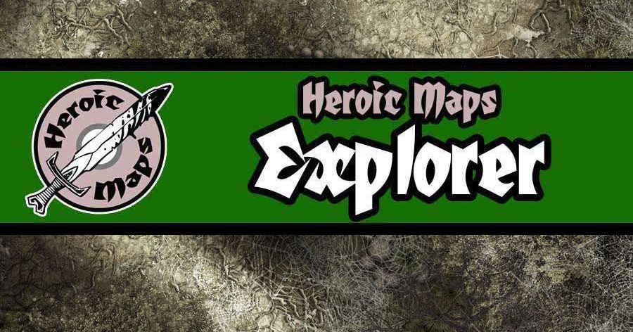 Heroic Maps Explorer: Forest Paths - Spider Woods | RPG Item | RPGGeek