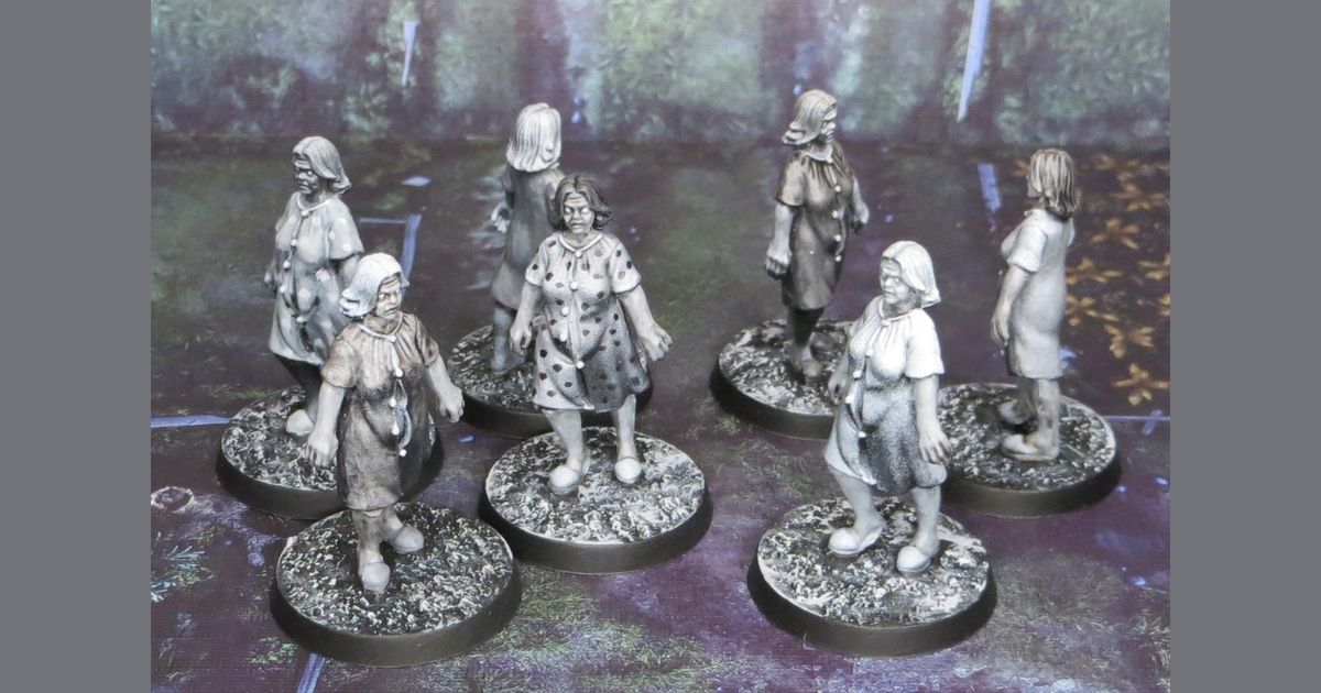 Zombicide: Night of the Living Dead - Zombies 2 | Painting by Numbers ...