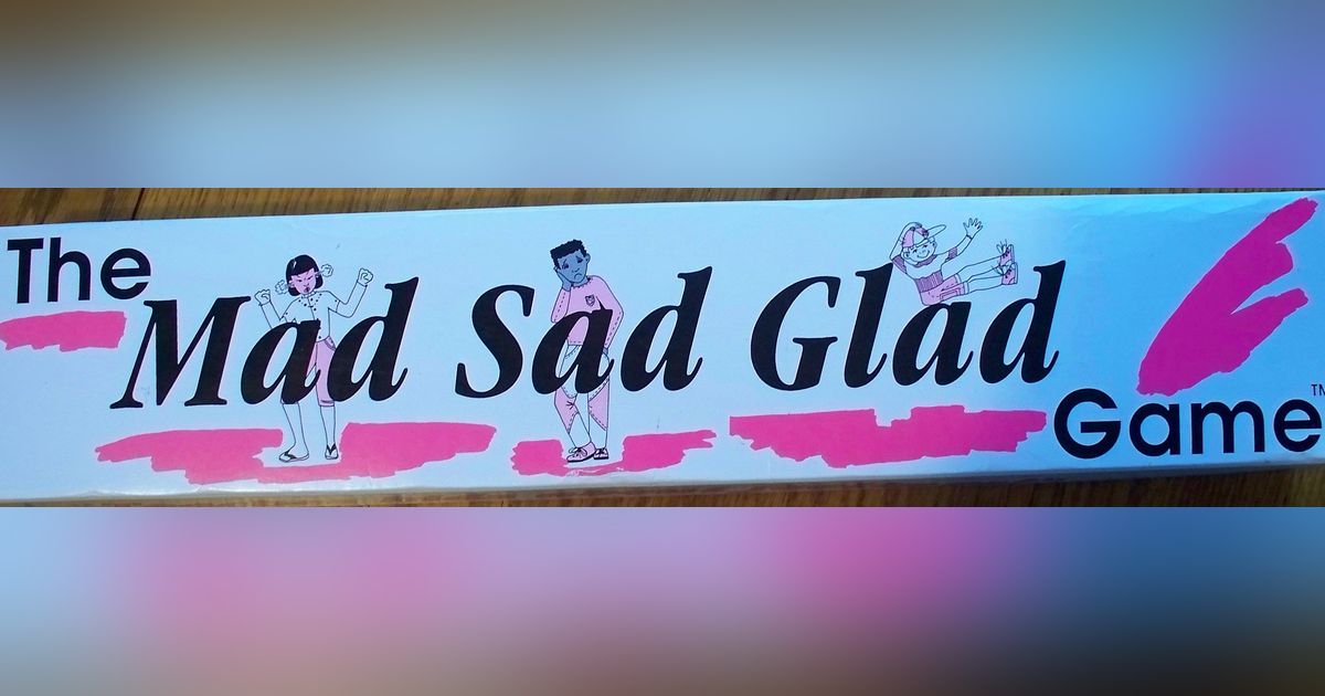 The Mad Sad Glad Game | Board Game | BoardGameGeek