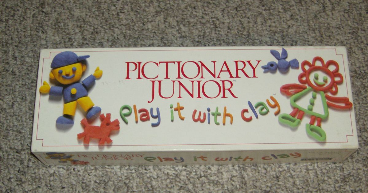 Pictionary Junior: Play it With Clay | Board Game | BoardGameGeek