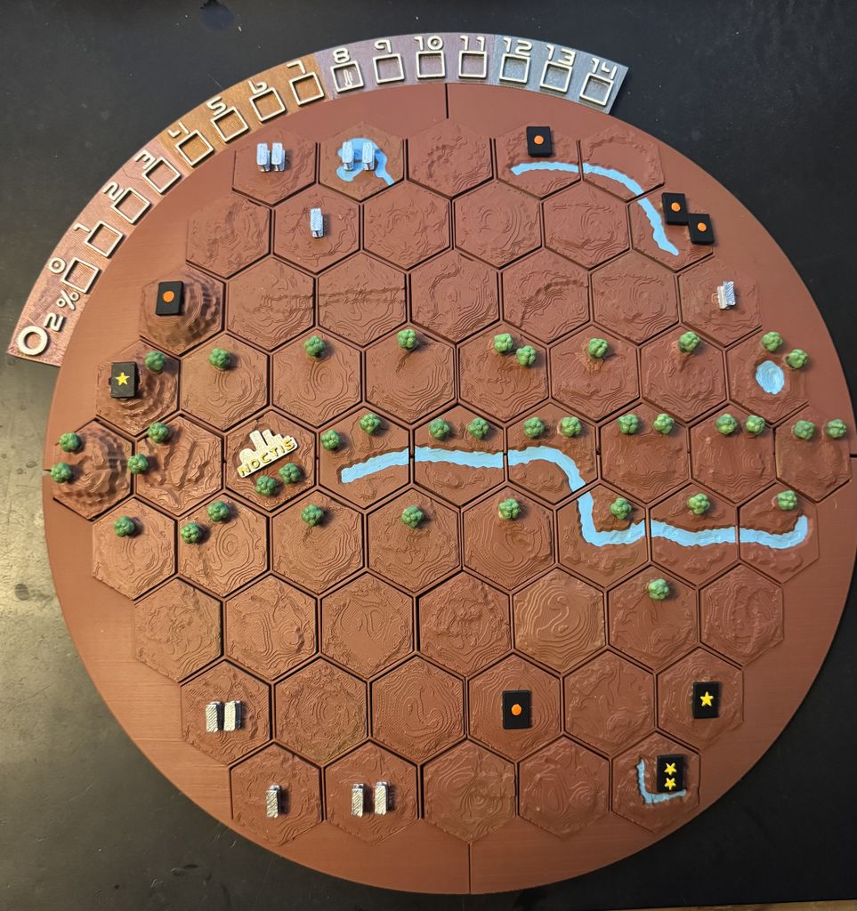 mars planet 3d print