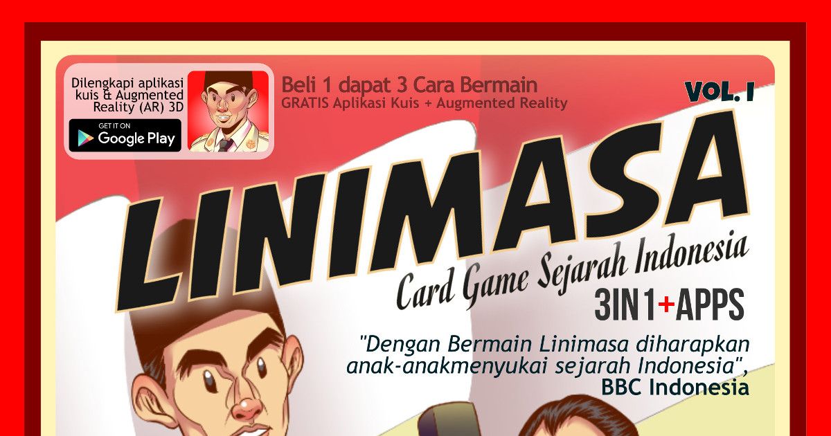 Linimasa Card Game: Sejarah Kemerdekaan Indonesia | Board Game ...
