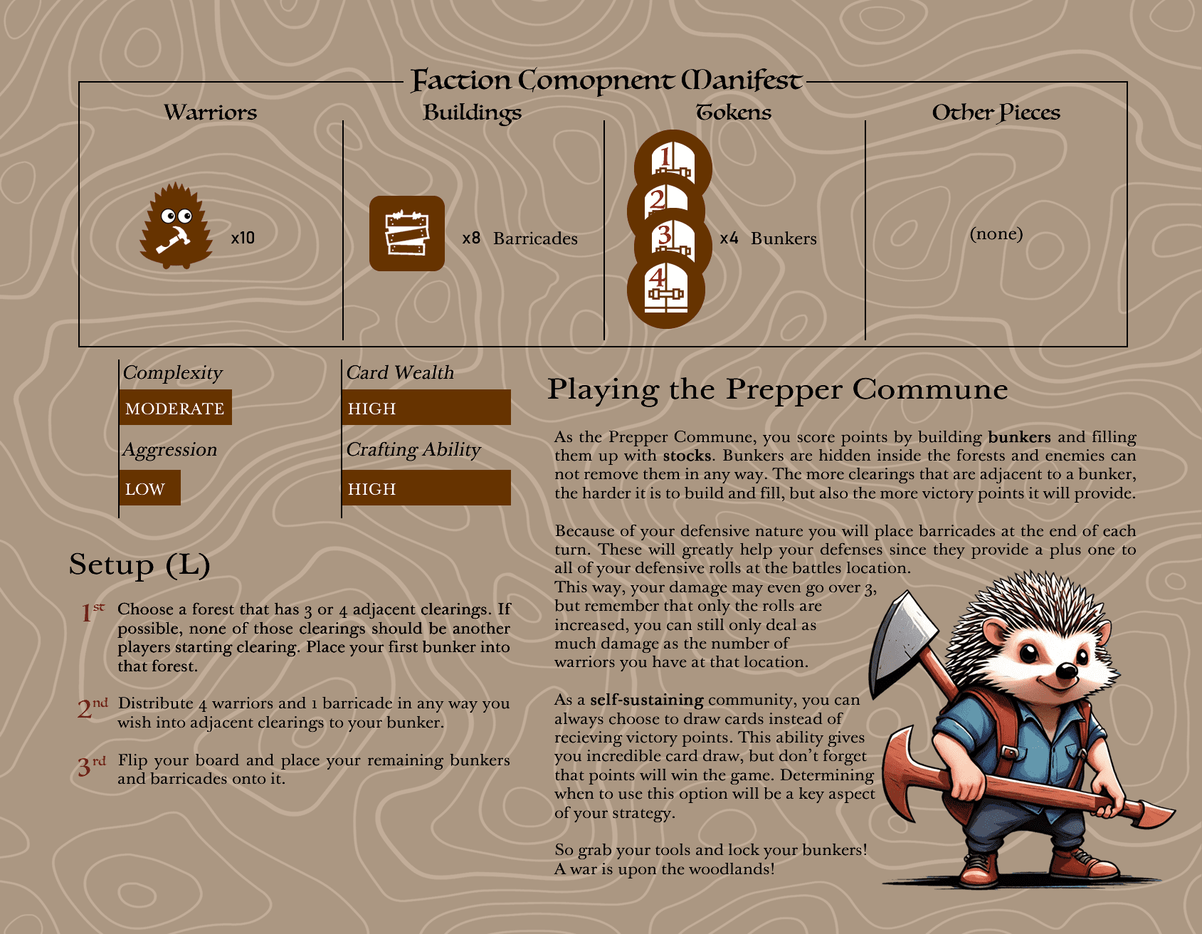 The Prepper Commune fan faction | Root