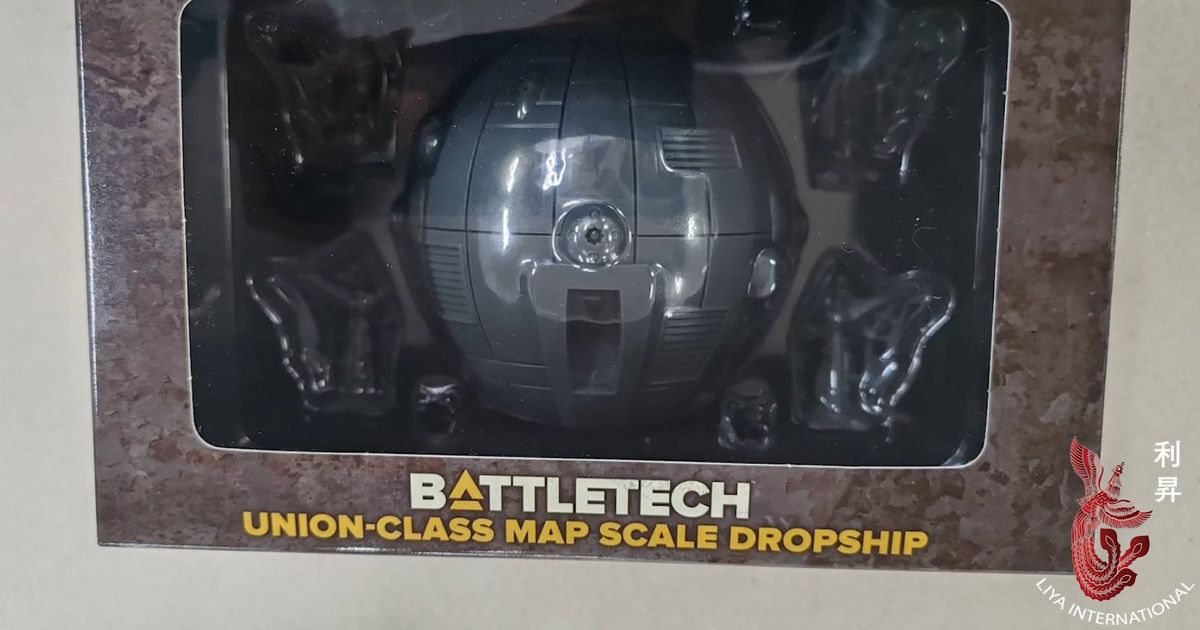 Battletech: Union-Class Map Scale Dropship | Board Game Accessory ...