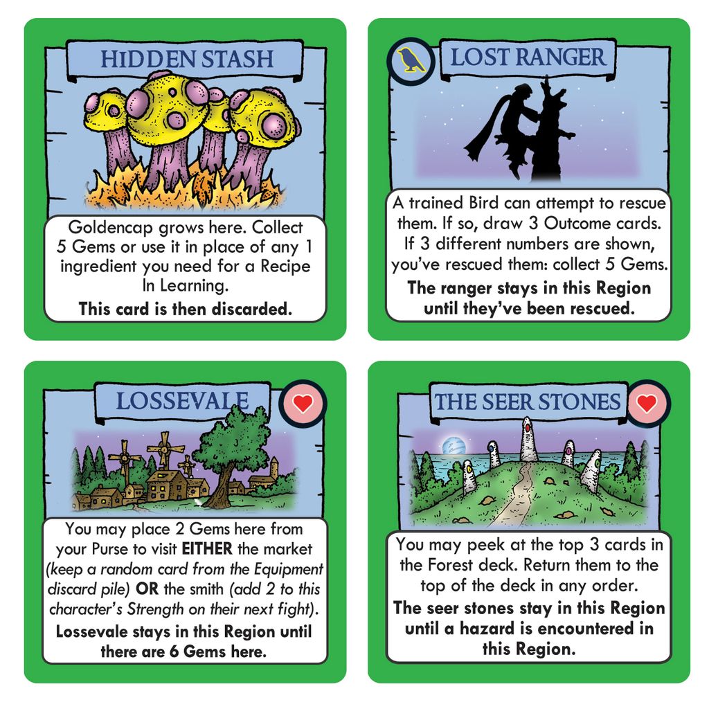 A quick look at the new Region cards from the 2nd edition | Paupers' Ladder