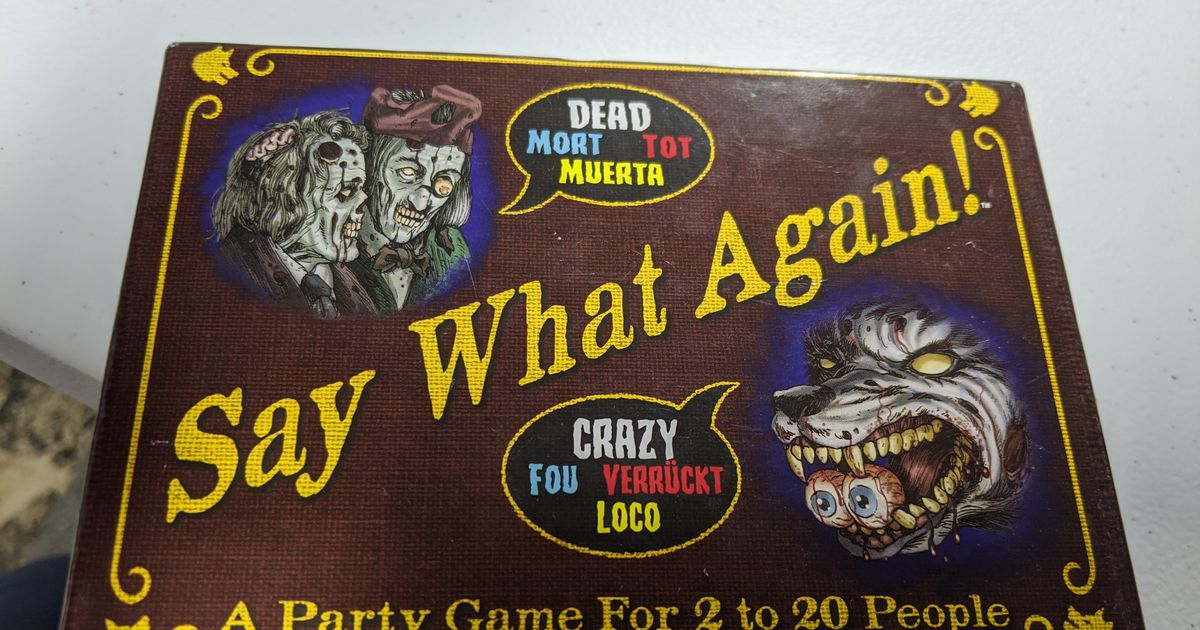 Say What Again! | Board Game | BoardGameGeek