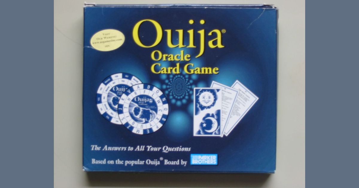 Ouija Oracle Card Game | Board Game | BoardGameGeek