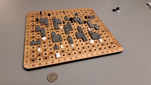 Custom pegboard version | Tank Chess