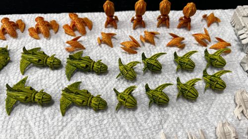 Painted Eclipse Player Ships - Contrast Paints | Eclipse: Second Dawn ...