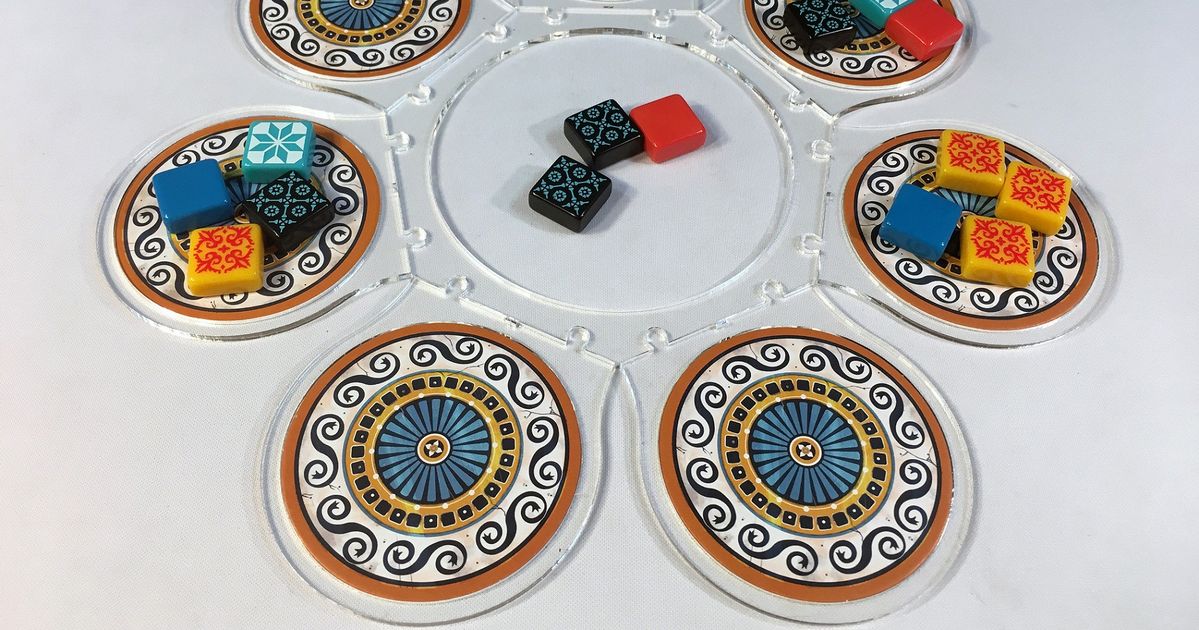 Azul: Factory Layout Organizer | Board Game Accessory | BoardGameGeek