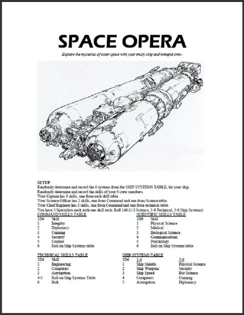 Space Opera re-design | Space Opera