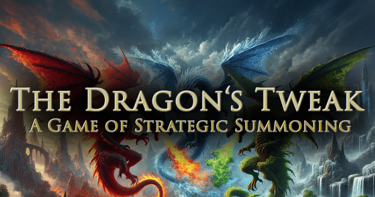 The Dragon's Tweak: A Game of Strategic Summoning | Board Game ...
