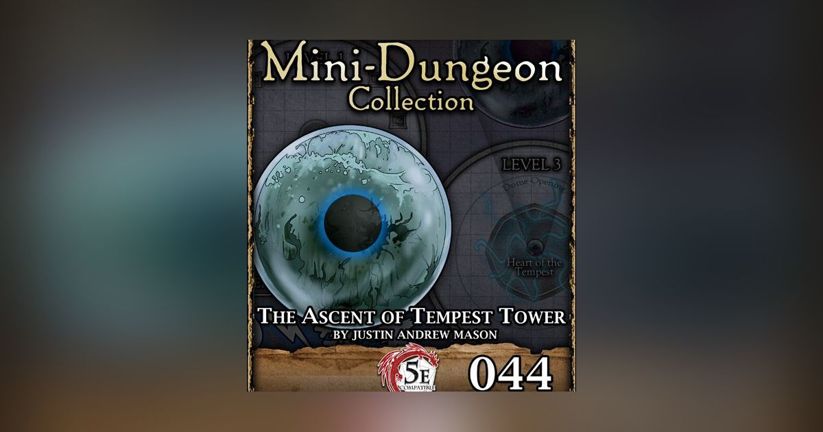 Mini-Dungeon Collection 044: The Ascent of Tempest Tower (5E) | RPG ...