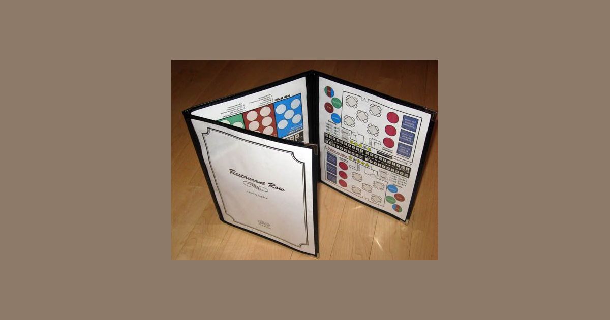 Restaurant Row board with revised artwork | Restaurant Row