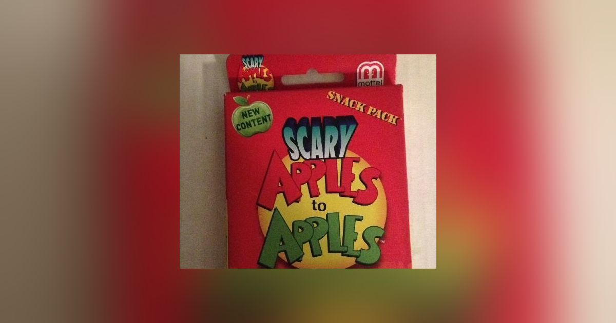 Scary Apples to Apples Snack Pack | Board Game | BoardGameGeek