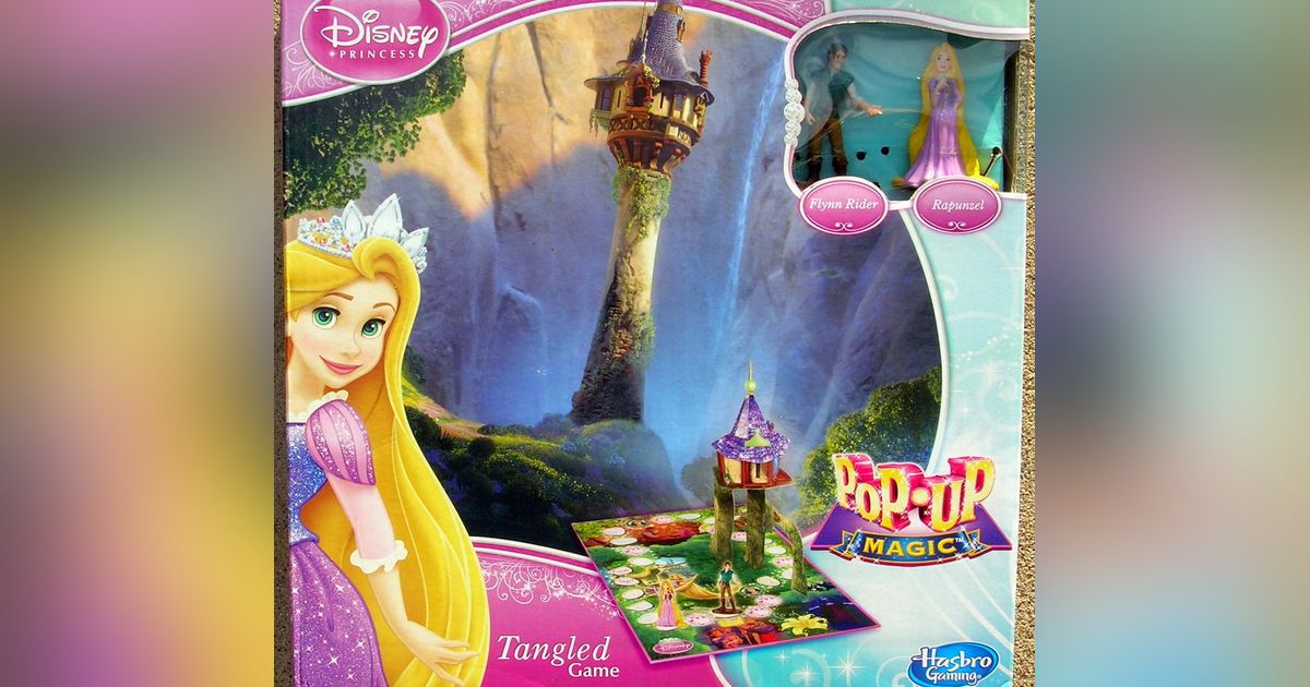 Disney Princess Pop-Up Magic Tangled Game | Board Game | BoardGameGeek