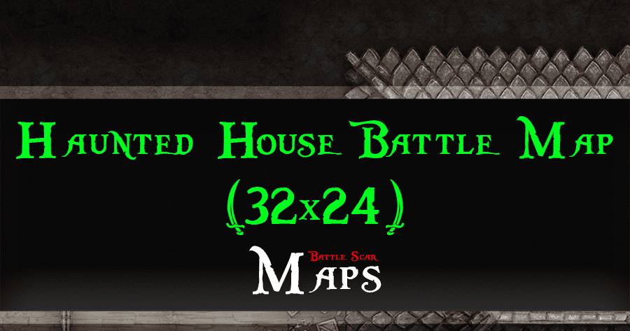 Haunted House Battle Map (32x24) | RPG Item | BoardGameGeek
