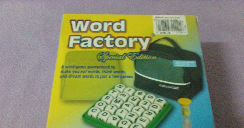 Word Factory | Board Game | BoardGameGeek