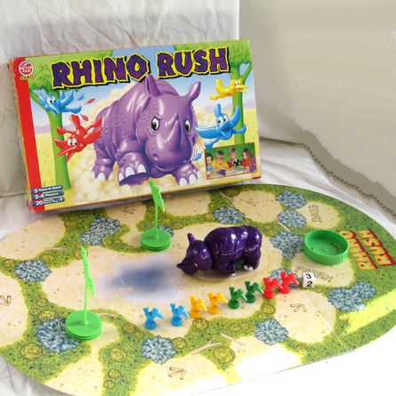 Rhino Rush | Board Game | BoardGameGeek