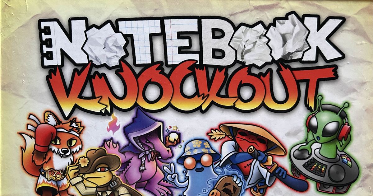 Notebook Knockout | Board Game | BoardGameGeek