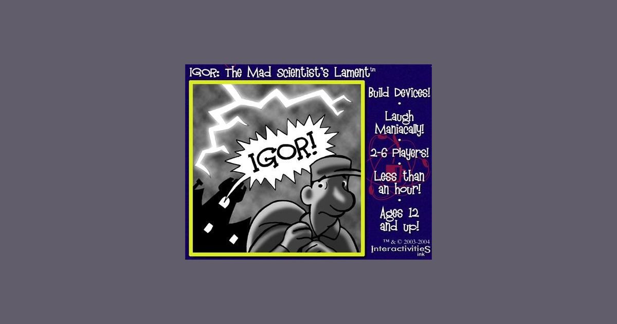 Igor_color_chart.zip | IGOR: The Mad Scientist's Lament