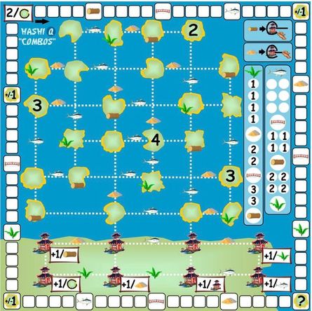 Game Sheets: Hashi Expansions 1-4 | Juegos Roll & Write