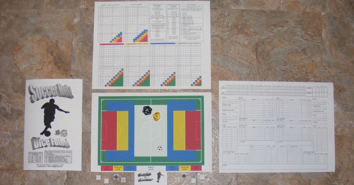 Soccer Nutz Dice Futball | Board Game | BoardGameGeek