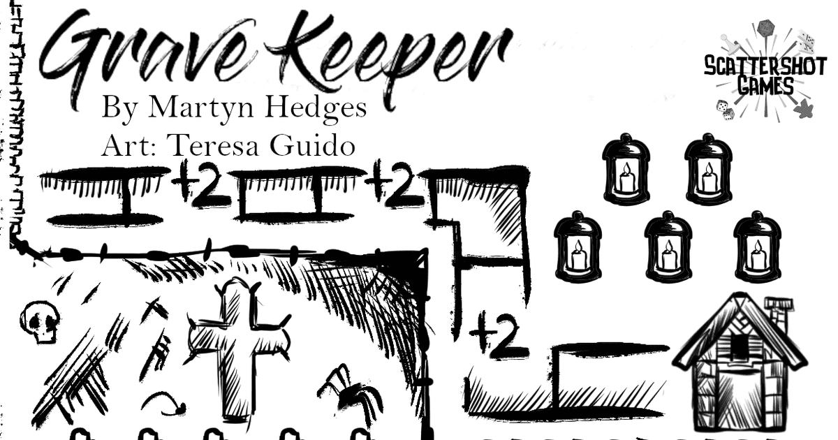Grave Keeper: A Victorian Roll & Write Game | Board Game | BoardGameGeek