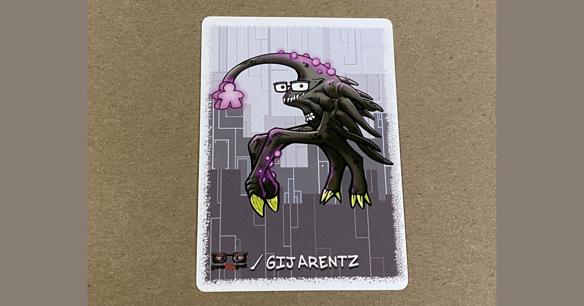MonsDRAWsity: Game Boy Geek 2021 Promo Card | Board Game | BoardGameGeek
