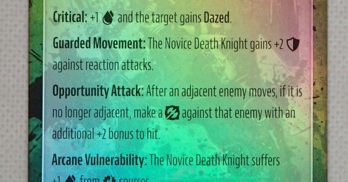 Dungeons & Dragons: Onslaught – Death Knight Promo Card Pack | Board ...