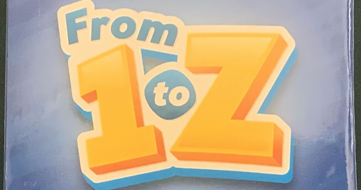 From 1 to Z | Board Game | BoardGameGeek