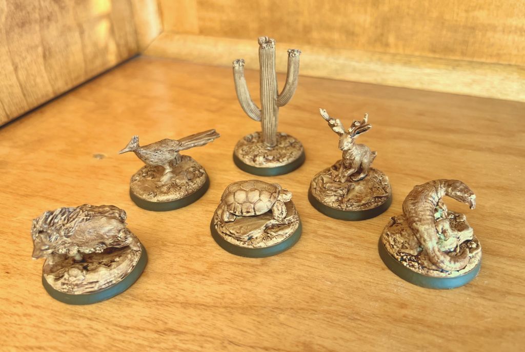 Custom painted minis | Trailblazer: The Arizona Trail