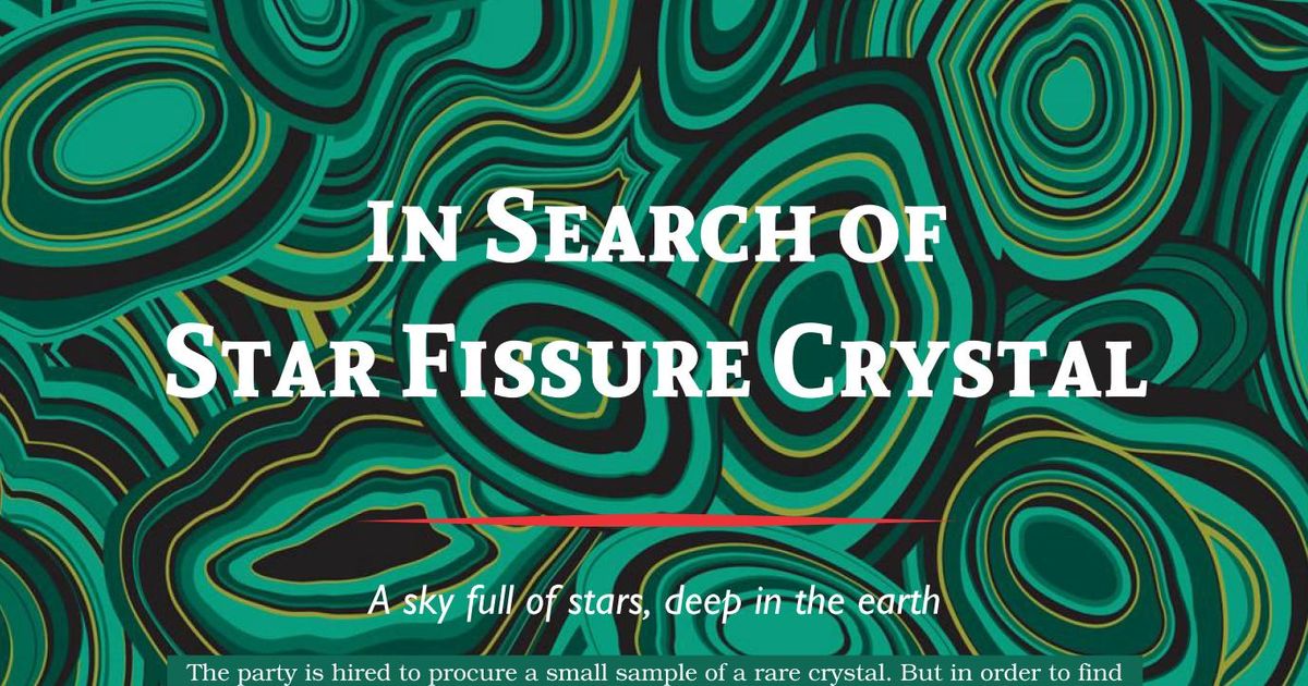 In Search of Star Fissure Crystal | RPG Item | RPGGeek
