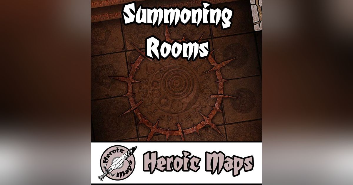 Heroic Maps: Summoning Rooms | RPG Item | BoardGameGeek