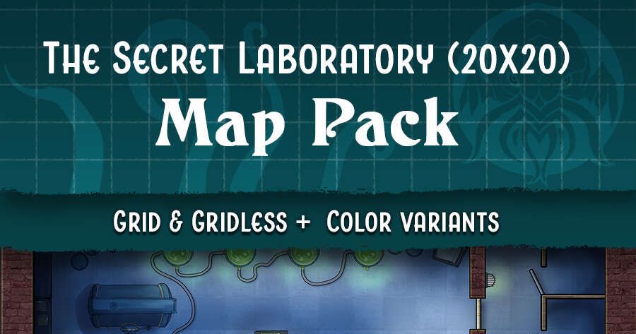 The Secret Laboratory Map Pack | RPG Item | RPGGeek