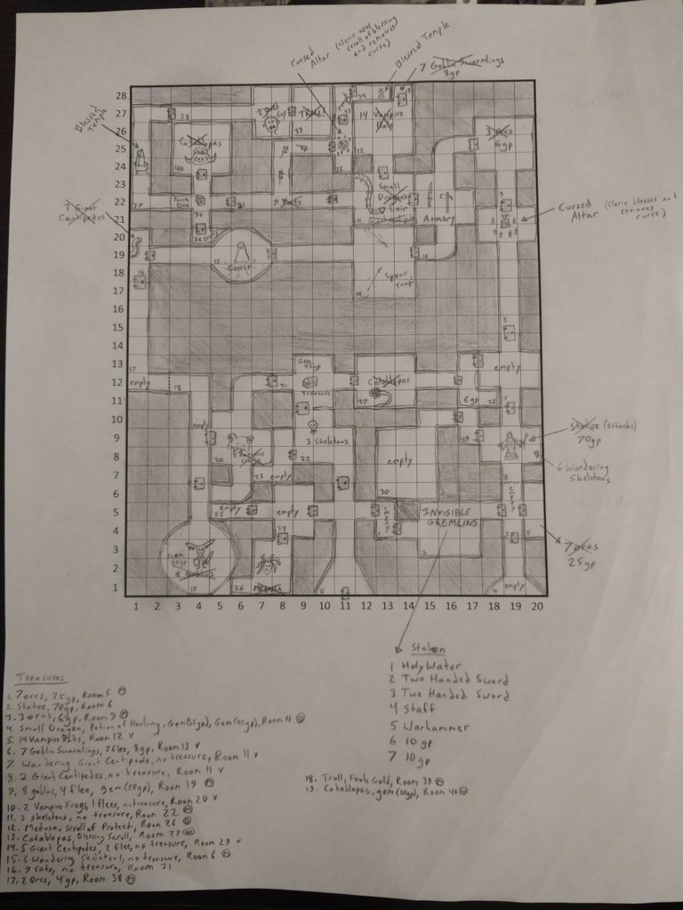 Four Against Darkness Maps