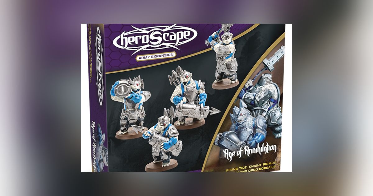 Heroscape: Rising Tide – Knight Primus Adelbern and Ordo Borealis Army ...