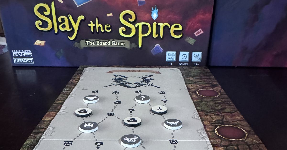 Slay the Spire: LaserLand Progression Map Tokens | Board Game Accessory ...