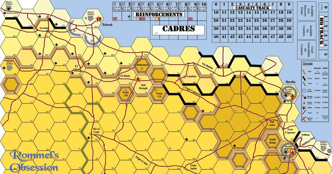 Rommel's Obsession | Board Game | BoardGameGeek