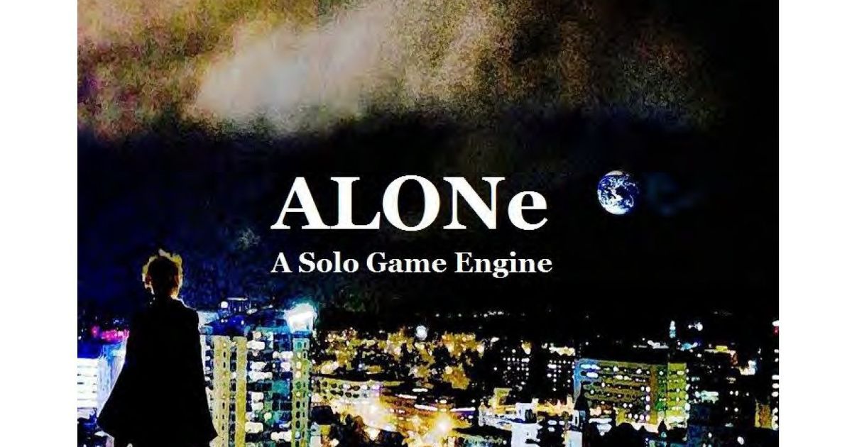 ALONe: A Solo Game Engine | RPG Item | RPGGeek