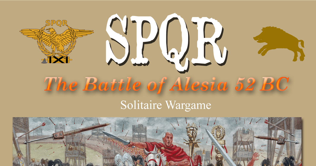 SPQR: The Battle of Alesia 52 BC | Board Game | BoardGameGeek