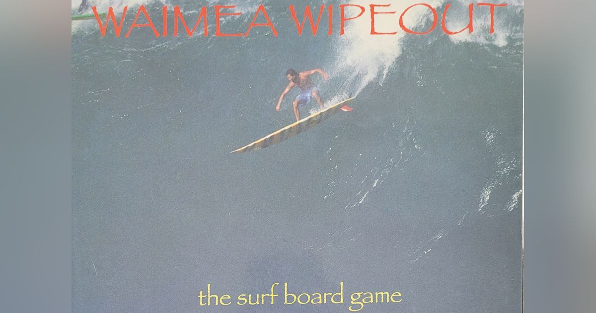 Waimea Wipeout Surf board Game | Board Game | BoardGameGeek