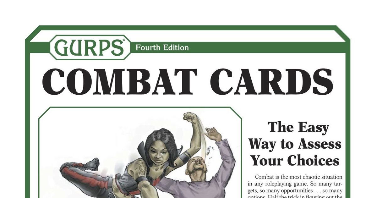 GURPS Combat Cards | RPG Item | RPGGeek
