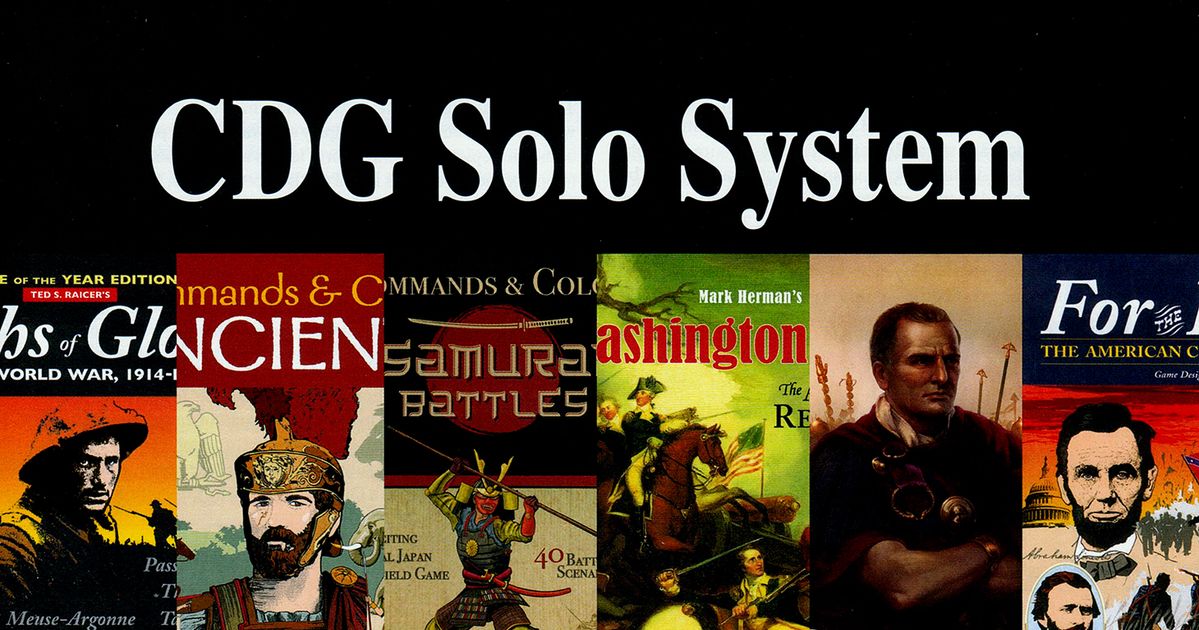 CDG Solo System | Board Game | BoardGameGeek