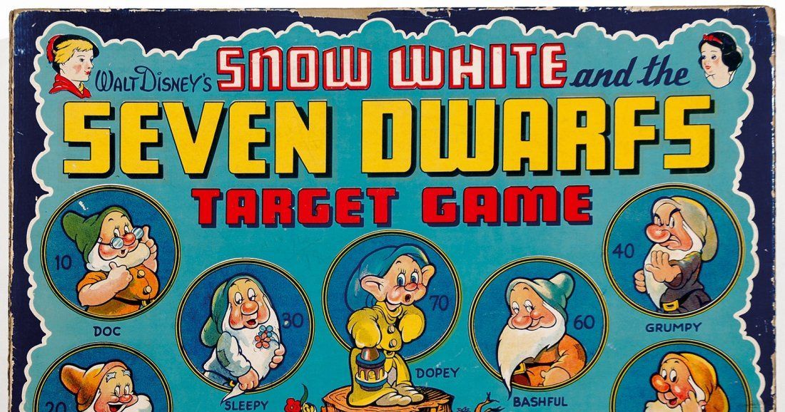 Snow White and the Seven Dwarfs Target Game | Board Game | BoardGameGeek